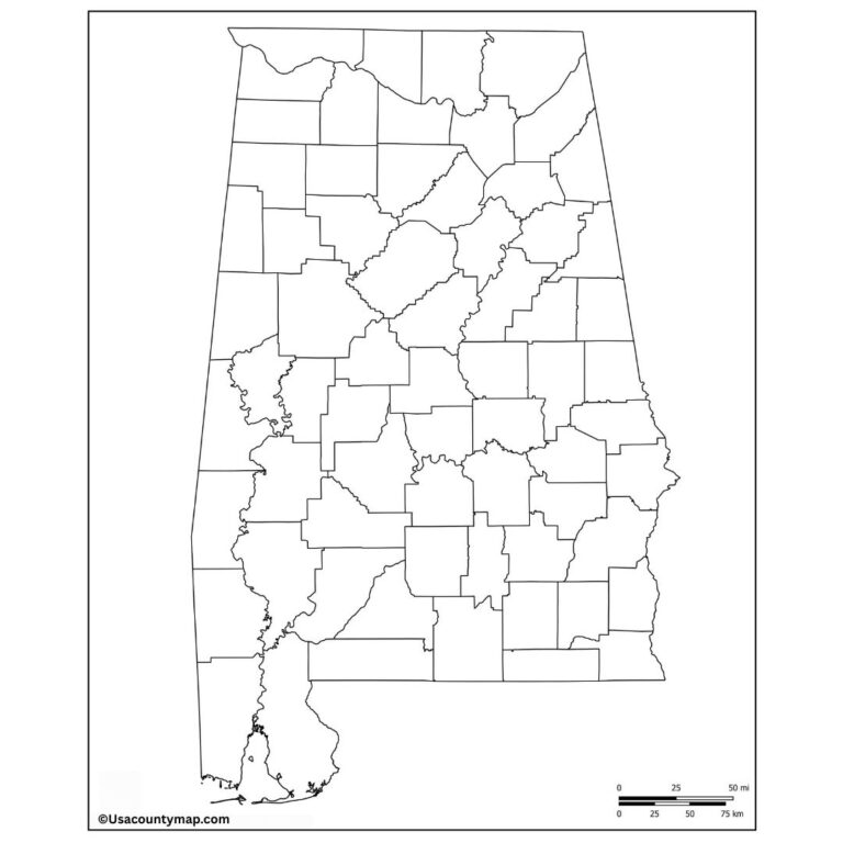 USA County Map | United States Counties Map