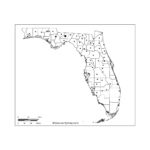Blank Florida Map - Simple Outline for Printing