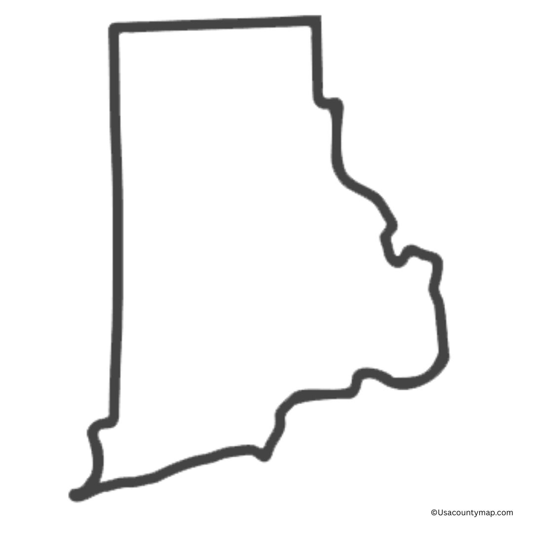 Blank Rhode Island Map – Educational State Guide