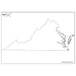 Blank Virginia Map – Printable Outline and Guide