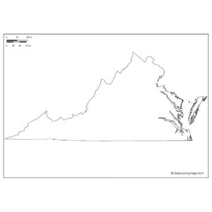 Blank Virginia Map – Printable Outline and Guide