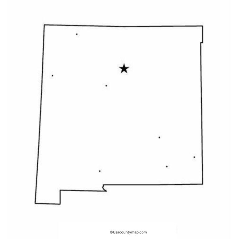 Blank New Mexico Map – Free Printable Resource