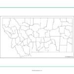 Blank Montana Map - Simple Unlabeled State Outline