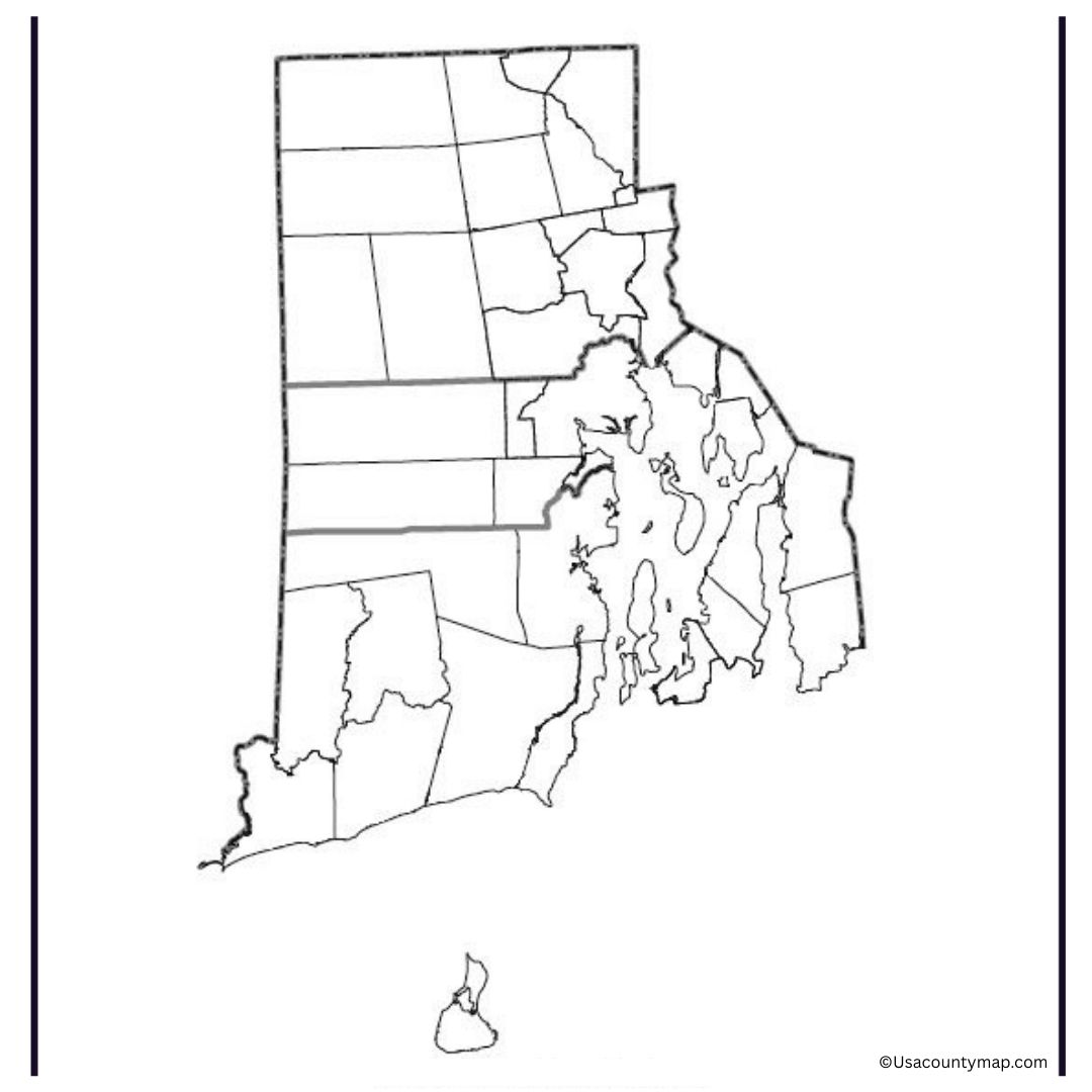 Blank Rhode Island Map – Educational State Guide