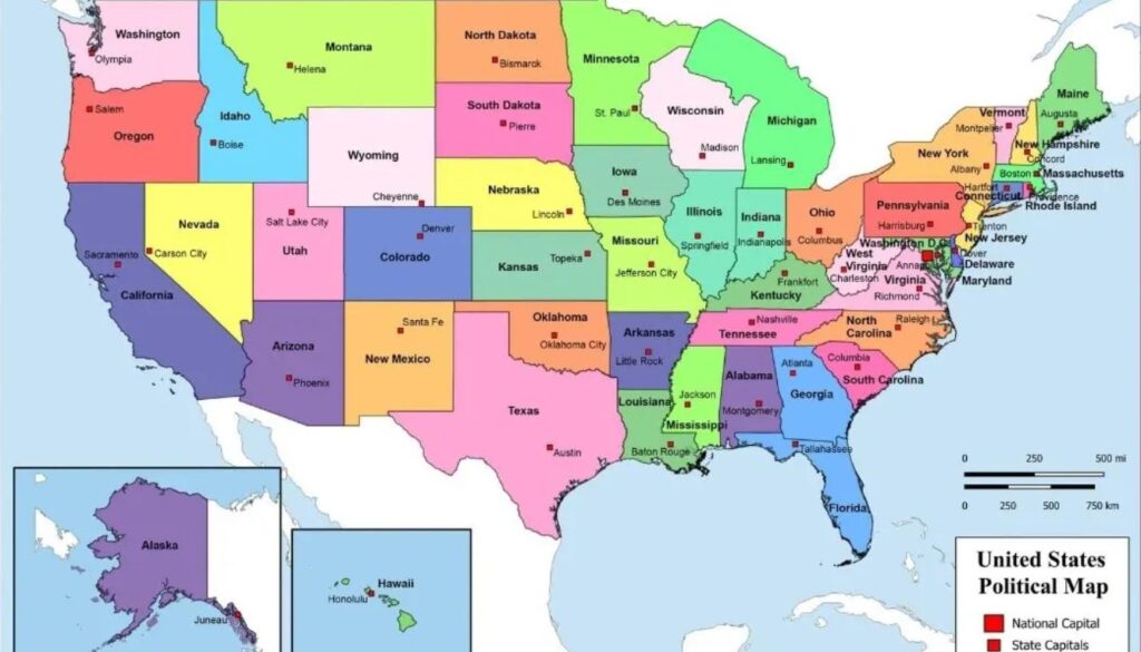 Blank USA Map – Printable & Customizable Resource